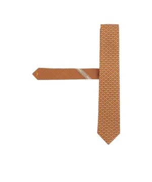 FERRAGAMO Pointed Tie - Orange