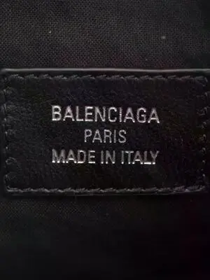 Balenciaga Leather Credit Camera Cross Body Bag