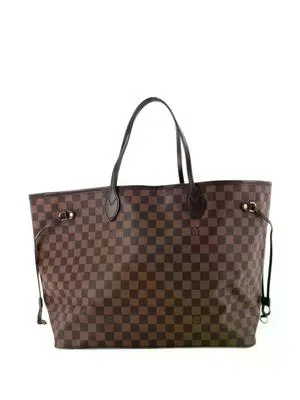 LOUIS VUITTON Neverfull Damier Gm Tote Bag - Brown