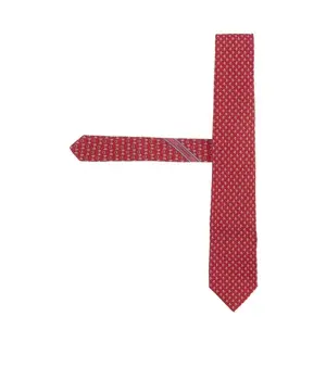 FERRAGAMO Pointed Tie - Red