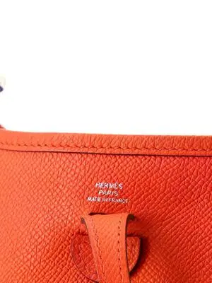 Hermès Epsom Tpm Crossbody Bag - Orange