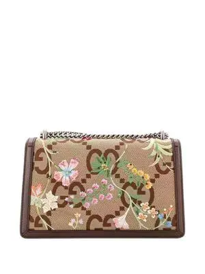 Gucci Dionysus Bag Embroidered Jumbo Gg Canvas Small Shoulder Bag