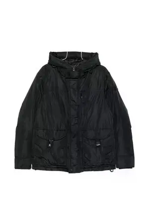Peuterey Hooded Padded Coat - Black