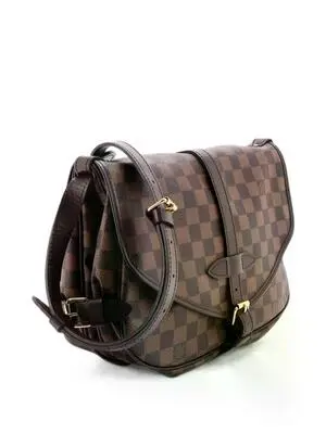 LOUIS VUITTON Saumur Handbag Damier 30 Crossbody Bag