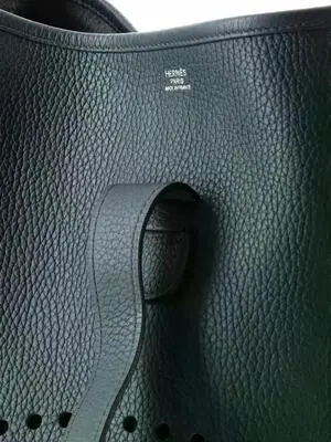 Hermès Evelyne Bag Gen Iii Clemence Tgm Crossbody Bag - Blue