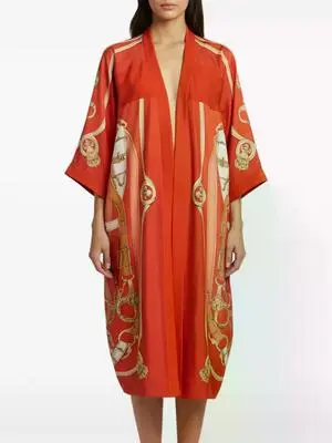 Hermès Cavalcadour-print Cardigan