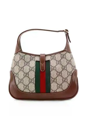 Gucci Jackie 1961 Gg Coated Canvas Mini Hobo Bag