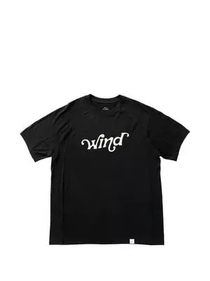 CAYL Wind Logo-print Raglan-sleeve T-shirt