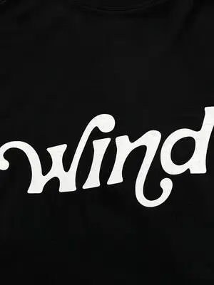 CAYL Wind Logo-print Raglan-sleeve T-shirt