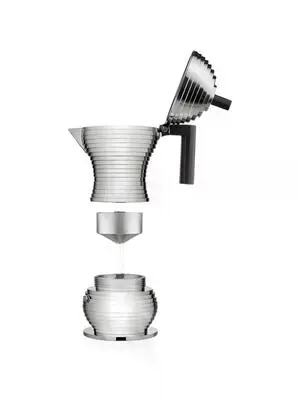 ALESSI Pulcina Espresso Coffee Maker - Silver