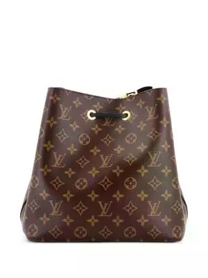 LOUIS VUITTON Monogram Canvas Mm Bucket Bag - Brown