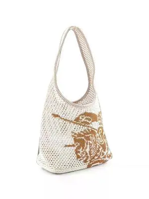 Burberry Ekd Crochet Small Shoulder Bag