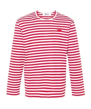Comme Des Garçons Long-sleeved T-shirt - Red