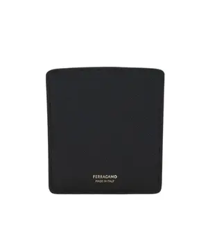 FERRAGAMO Micro Gancini Business Card Holder