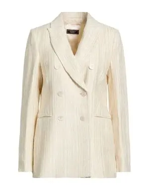 Peserico Blazer Ivory Size Viscose
