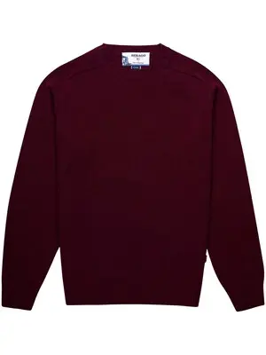 SEBAGO Premium Wool Crew Neck Pullover - Red