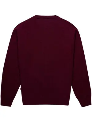 SEBAGO Premium Wool Crew Neck Pullover - Red