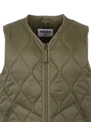 SEBAGO Plymouth Quilted Gilet - Green