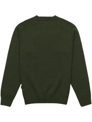 SEBAGO Forest Wool Leisure Jumper With Raglan Sleeves - Green