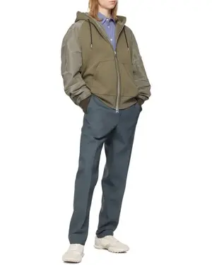 Sacai Belted Straight Trousers