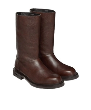 Fendi Frame Round-toe Boots