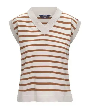 K-WAY Striped Knitted Vest