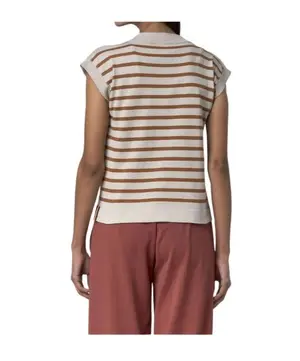 K-WAY Striped Knitted Vest