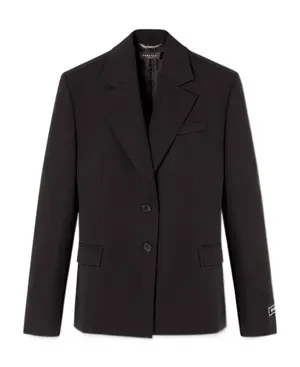 Versace Single-breasted Wool Blazer