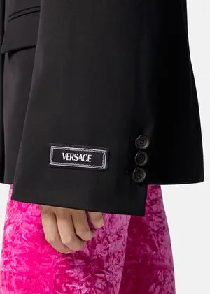 Versace Single-breasted Wool Blazer