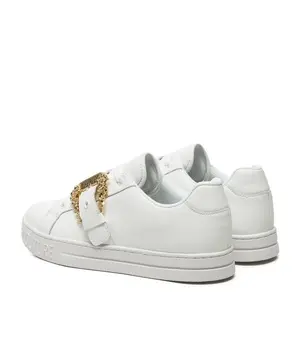 Versace Leather Sneakers - White