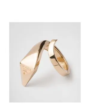 Prada Eternal Gold Snake Ring In Gold