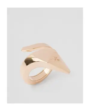 Prada Eternal Gold Snake Ring In Gold