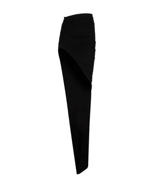 Rick Owens Asymmetric Maxi Skirt