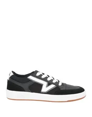 VANS Sneakers Size Leather, Textile Fibers