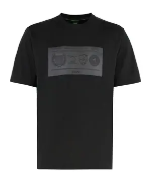 Hugo Boss Regular Fit Crewneck T-shirt - Black