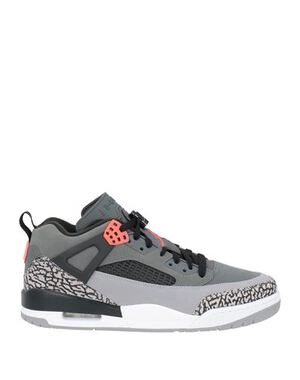 JORDAN Sneakers Size Leather, Textile Fibers - Grey