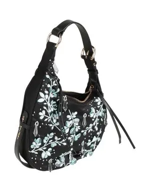 DES_PHEMMES Handbag Polyester, Cow Leather