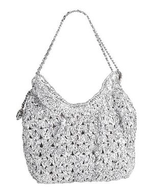 Tory Burch Handbag Metal Fiber - Silver