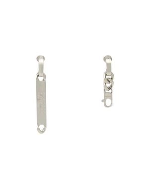 MAISON MARGIELA Earrings Brass - Silver