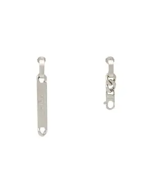 MAISON MARGIELA Brass Logo Earrings