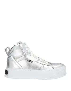 Moschino Metallic High-top Sneakers