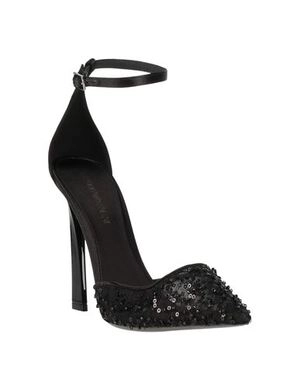 Emporio Armani Polyester, Viscose, Silk Pumps
