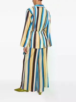 SIMONMILLER Striped Wide-leg Trousers