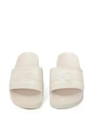 LES DEUX Wilton Logo-embossed Slides