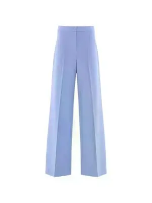 NENETTE Sartorial Wide-leg Trousers - Blue
