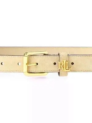 Ralph Lauren Logo-plaque Leather Belt