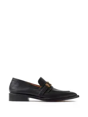 Versace Primo Leather Loafers