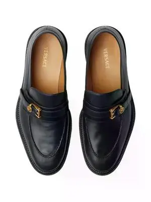 Versace Primo Leather Loafers