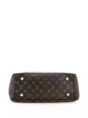 LOUIS VUITTON Pallas Tote Monogram Canvas With Leather Shoulder Bag