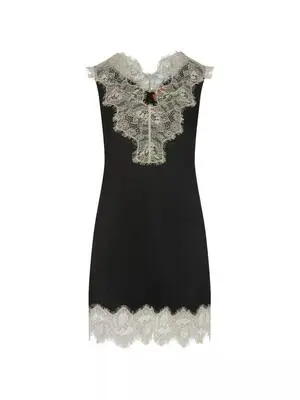 SIMONMILLER Bea Lace-trimmed Mini Dress